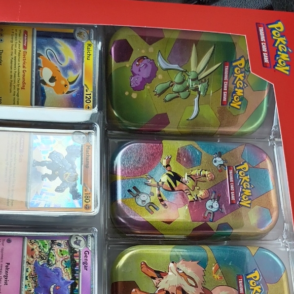 Pokemon | Toys | Pokemon Colorful Card Tin Collection | Poshmark